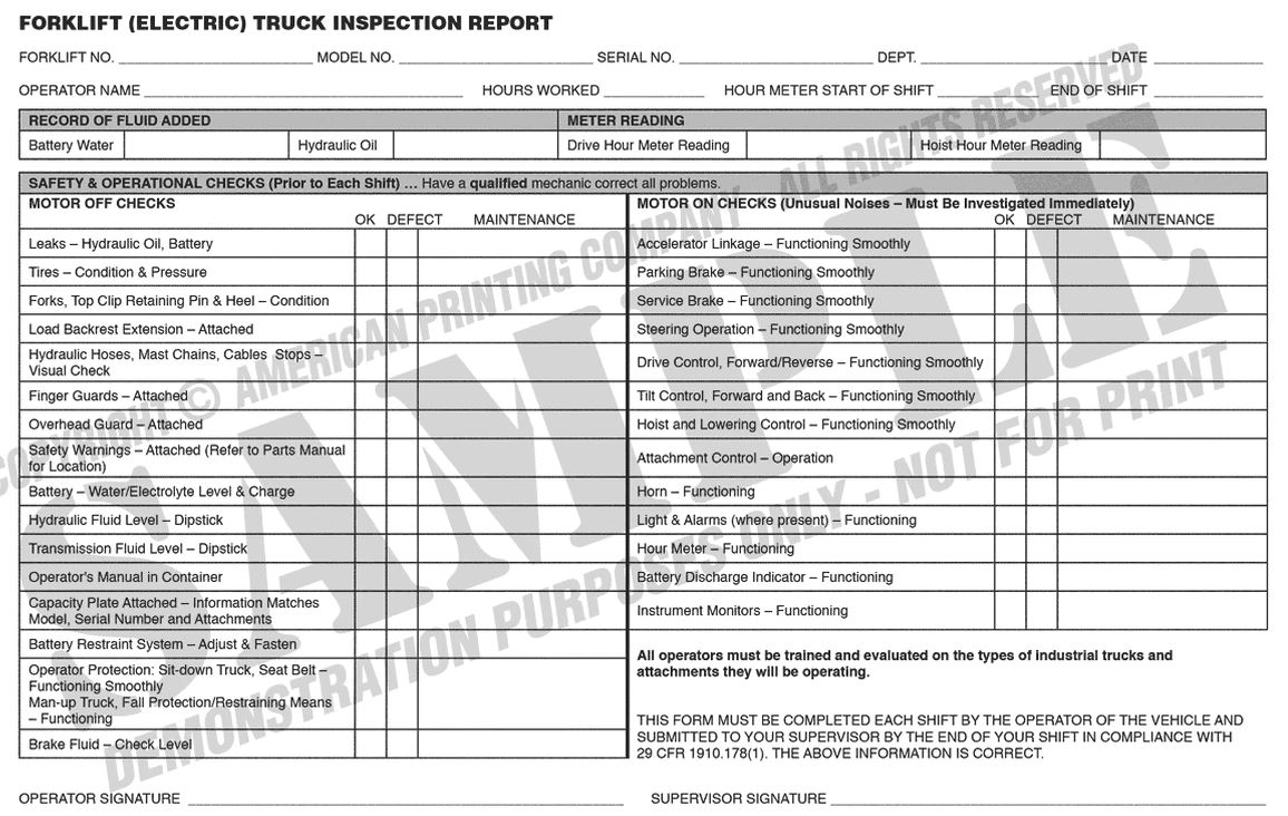 Hvac Pm Checklist Template